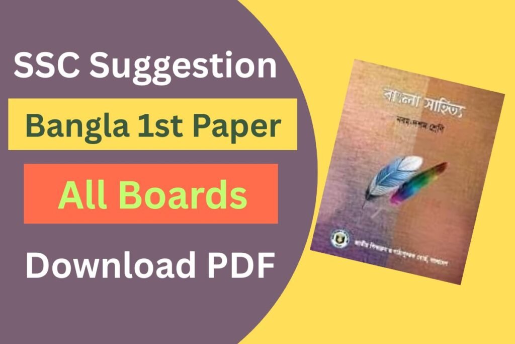 SSC English 1st Paper Suggestion 2026 | ইংরেজি ১ম পত্র সাজেশন - Eassignment BD