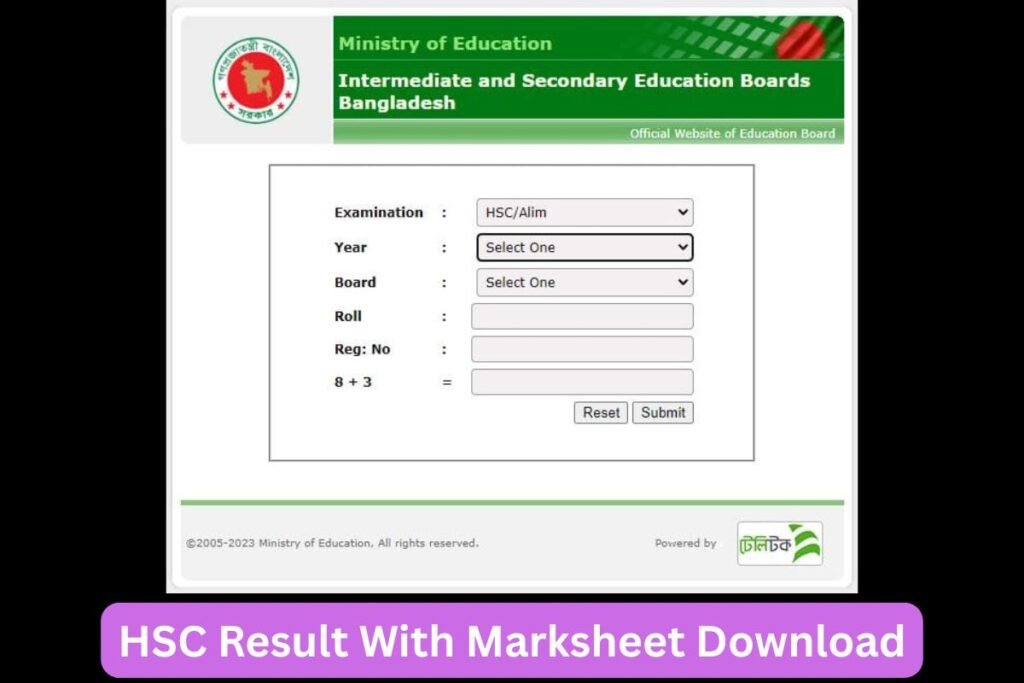 HSC Result 2025 With Marksheet: Online Guide - Eassignment BD
